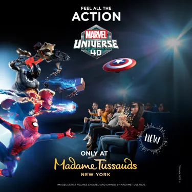 New Marvel 4D Experience | Madame Tussauds New York